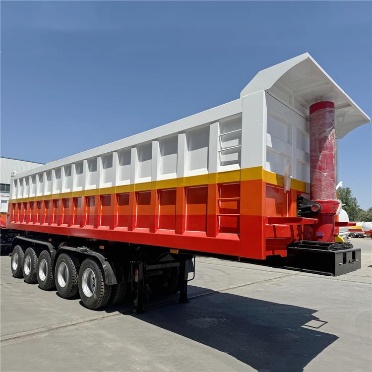 80 Ton 5 Axle Tipper Semi Trailer for Sale In Guyana