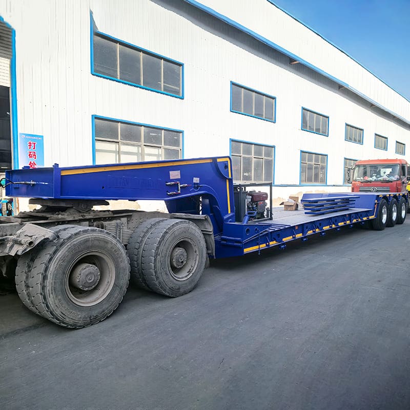 Tri Axle 100 Ton Removable Gooseneck Trailer | RGN Lowboy Trailer Cost ...