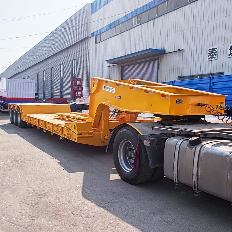3 Axle Hydraulic Detachable Gooseneck Lowboy Trailers for Sale Near Me ...