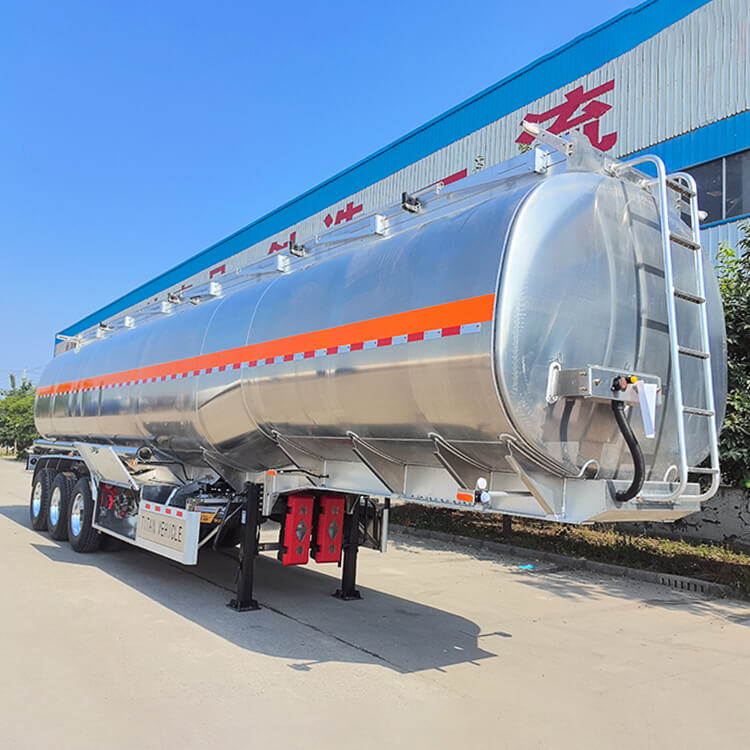 3 Axle Aluminum Chemical Tanker Trailers for Sale in Tanzania