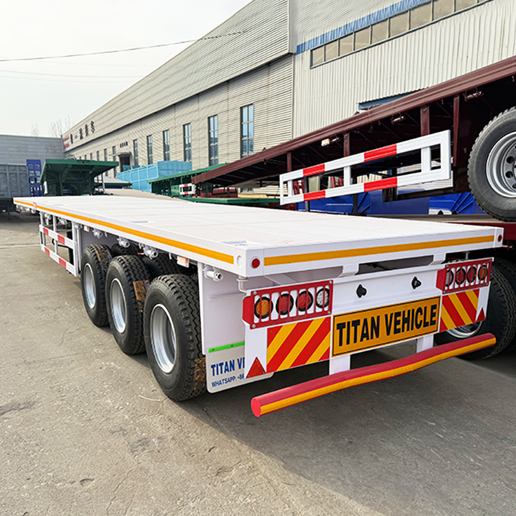 Tri Axle Flatbed Semi Trailer for Sale in Harare Zimbabwe
