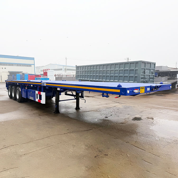 Tri Axle 40 Foot Heavy Duty Flatbed Trailer for Sale Price in Guyana