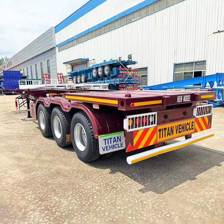 Tri Axle 40 Foot Shipping Container Chassis for Sale in Apapa Nigeria