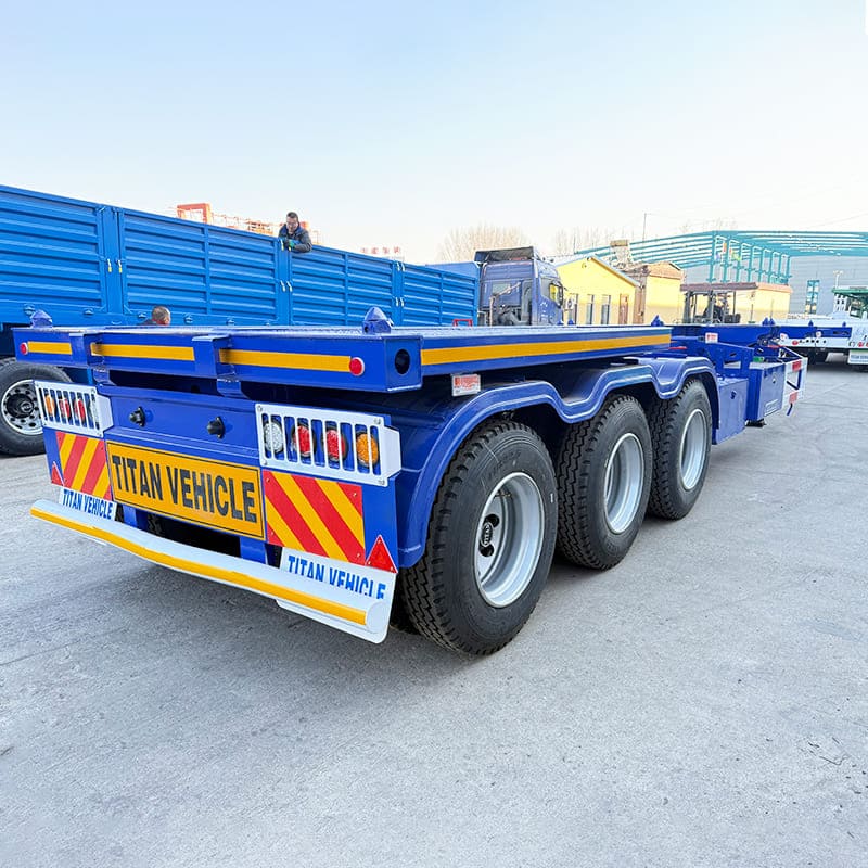 3 Axle 40 Feet Trailer Container Chassis for Sale in Congo