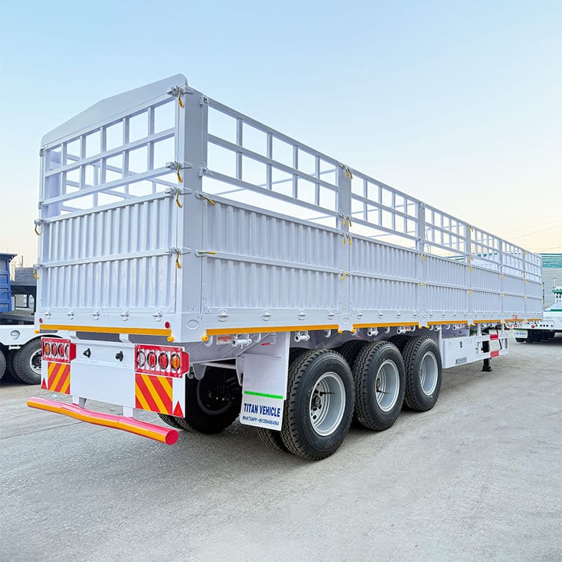 3 Axle Cargo Fencing Trailer for Sale in Mali