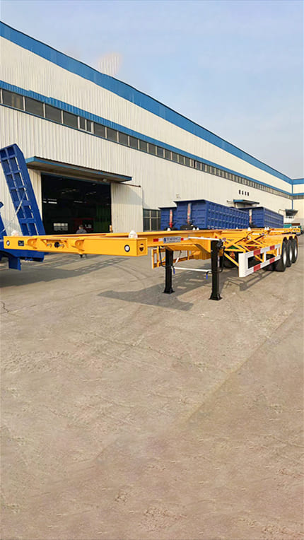 Tri Axle Container Skeletal Trailer for Sale